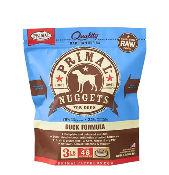 Primal Raw Nuggets Duck 3-lb