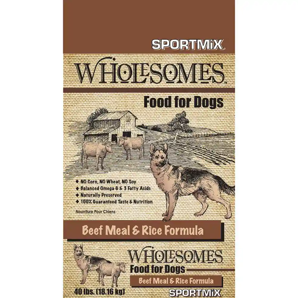 Wholesomes Beef & Rice 40-lb